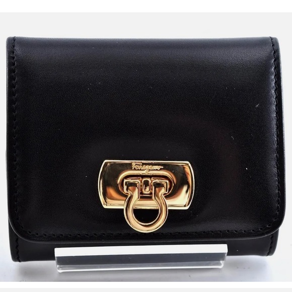 Salvatore Ferragamo | Bags | Ferragamo Micro Mini Gancini Clasp Coin ...
